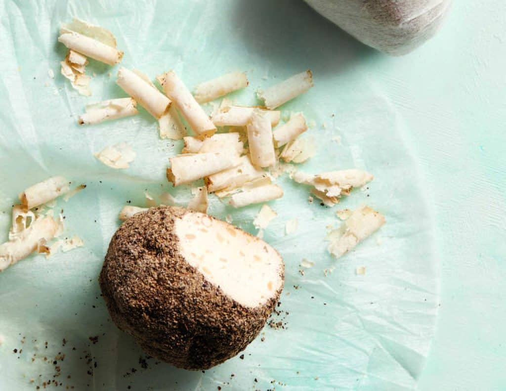 Garlic-infused, Pepper-Rolled Belper Knolle is a Statement Cheese