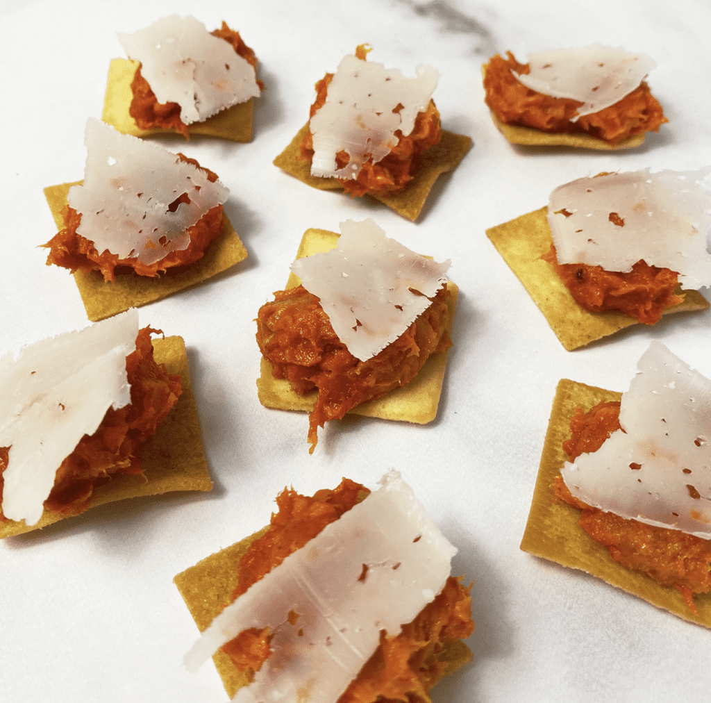 Spicy ‘Nduja Bite with Naked Goat® Cheese | culture: the word on cheese