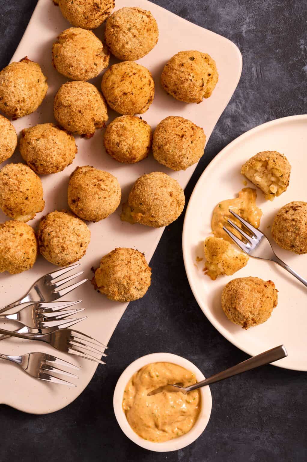 Arancini with Provolone and Sun-Dried Tomato Aioli | culture: the word ...